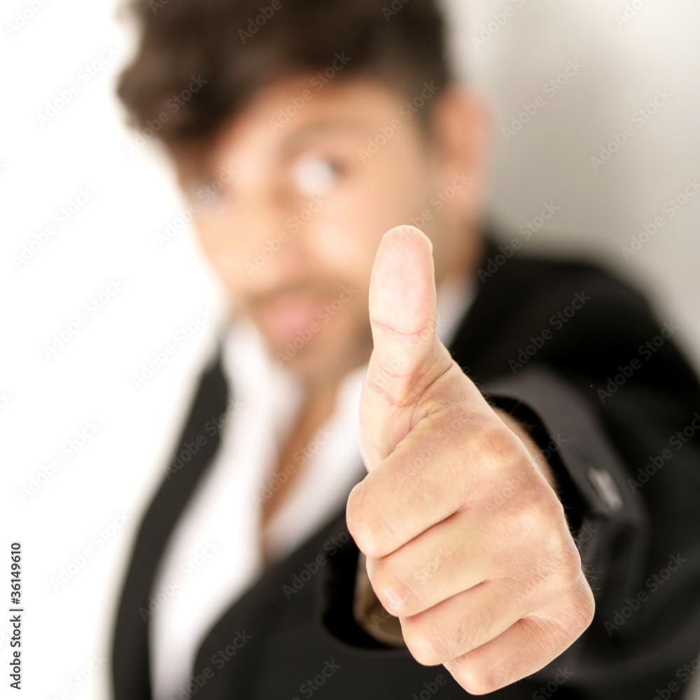 Daumen Hoch Stock Photo | Adobe Stock