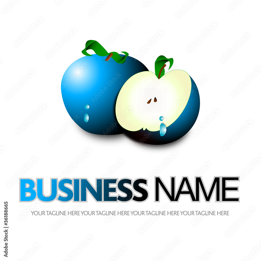 logo mela Stock Vector | Adobe Stock