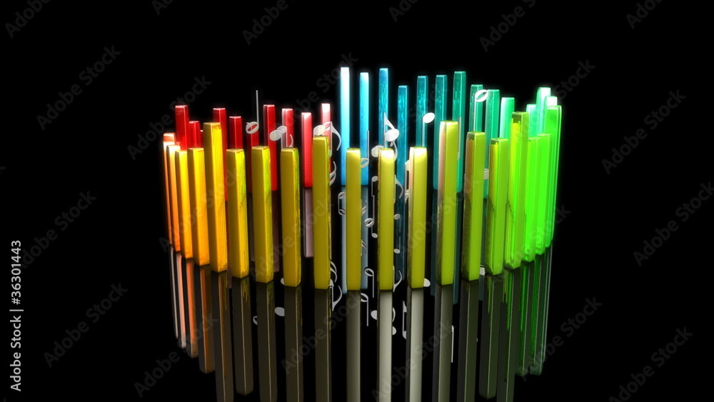 VU Meter - Graphic Equalizer 22 (HD) Stock Video | Adobe Stock