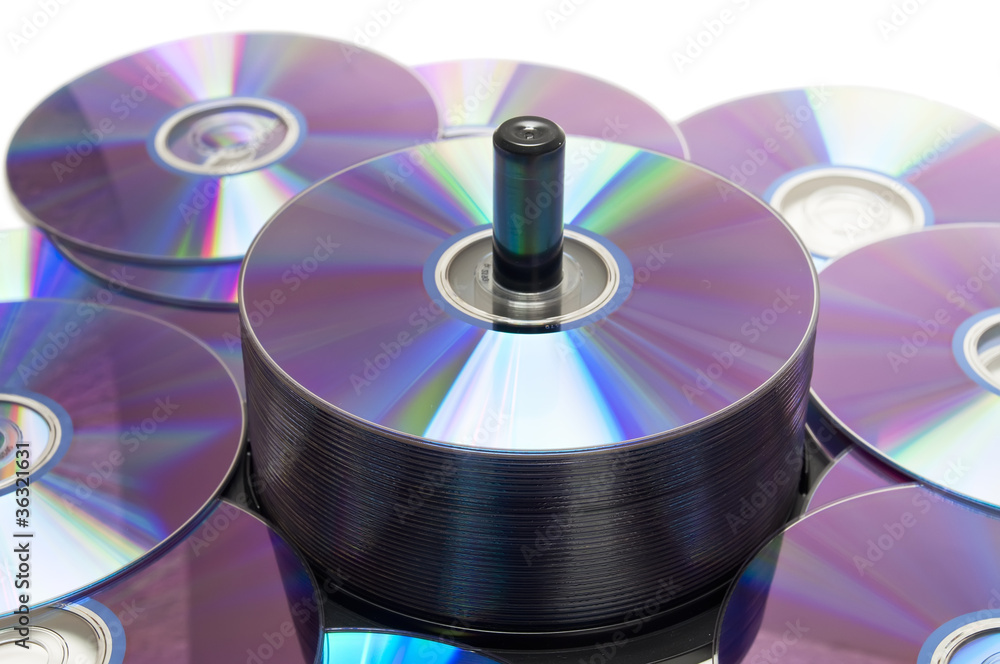 Torre de cds Stock Photo | Adobe Stock