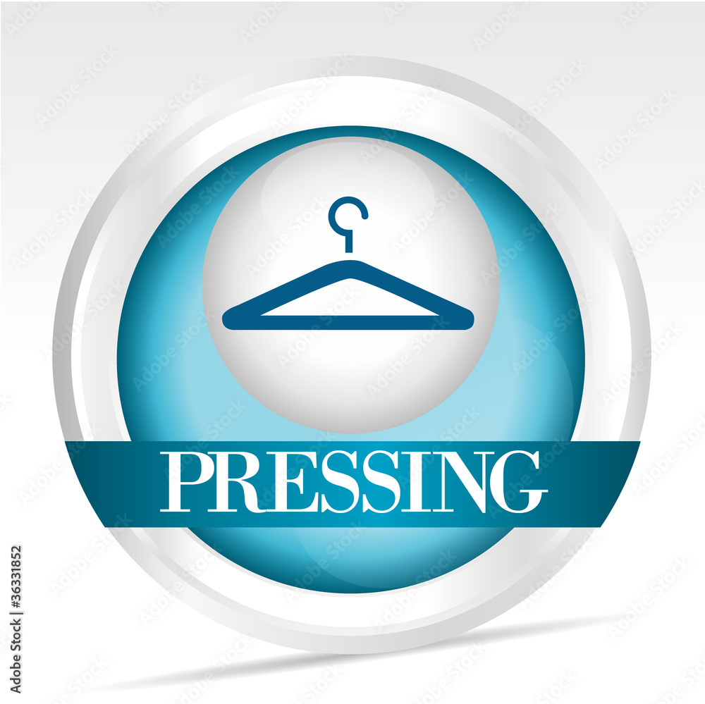 icône pressing Stock Vector | Adobe Stock