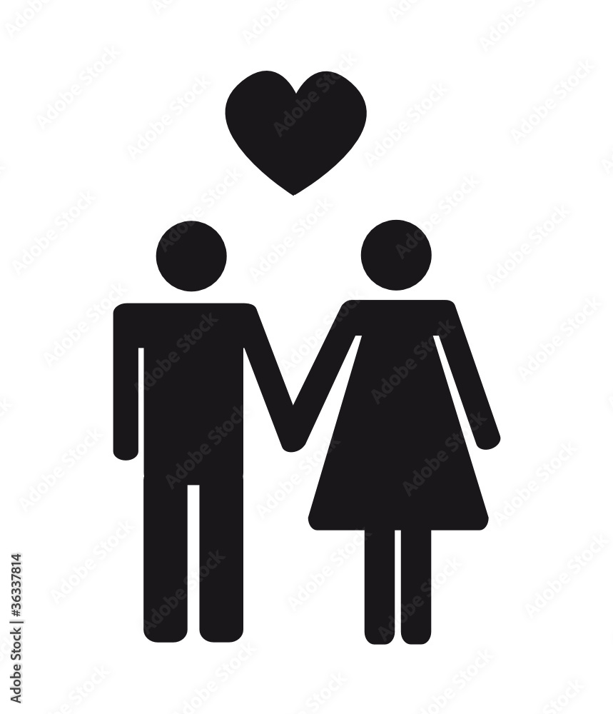 piktogramm in love Stock Vector | Adobe Stock