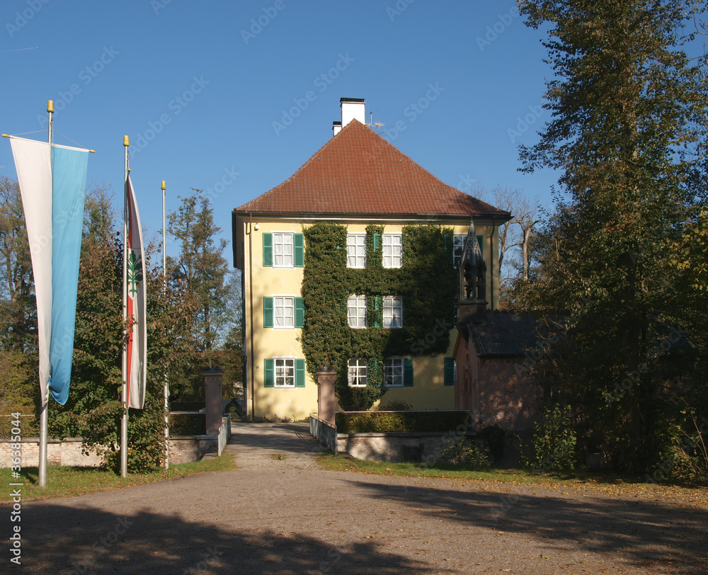 Sisi-Schloss in Aichach Stock Photo | Adobe Stock