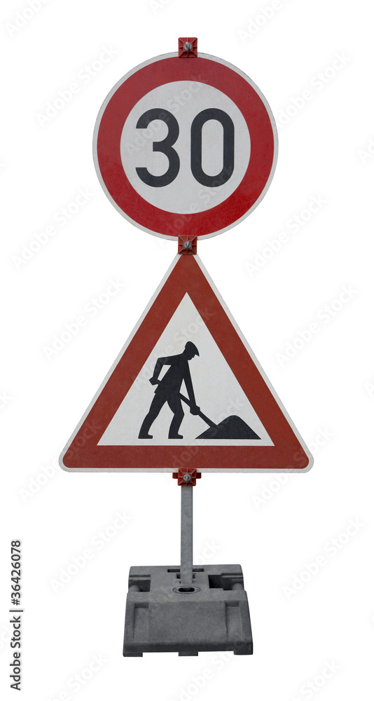 german road signs Stock Photo | Adobe Stock
