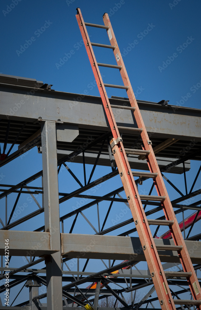 Construction Site Ladder Stock Photo | Adobe Stock