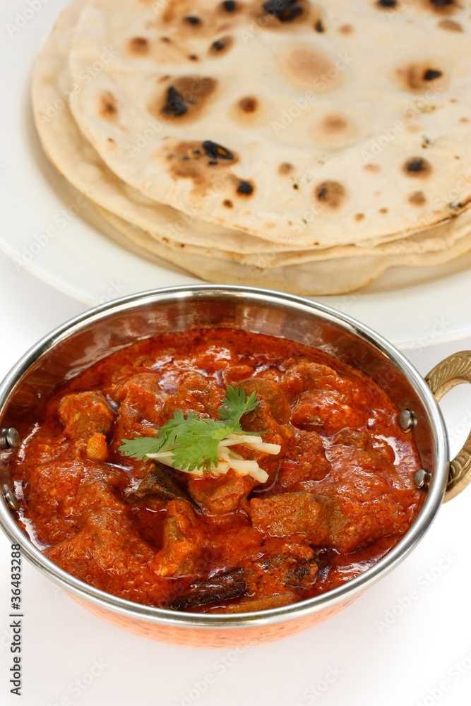 mutton rogan josh, mutton curry, indian cuisine Stock Photo | Adobe Stock
