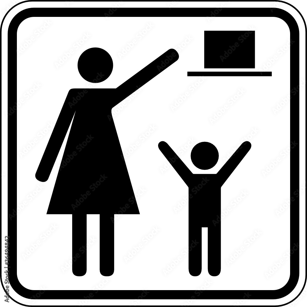 Außer Reichweite von Kindern aufbewahren Schild Zeichen Stock Vector ...