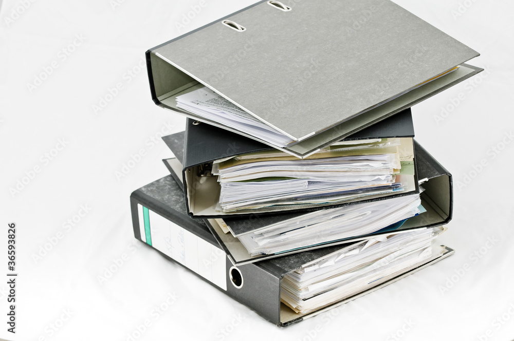 aktenordner 2 Stock-Foto | Adobe Stock