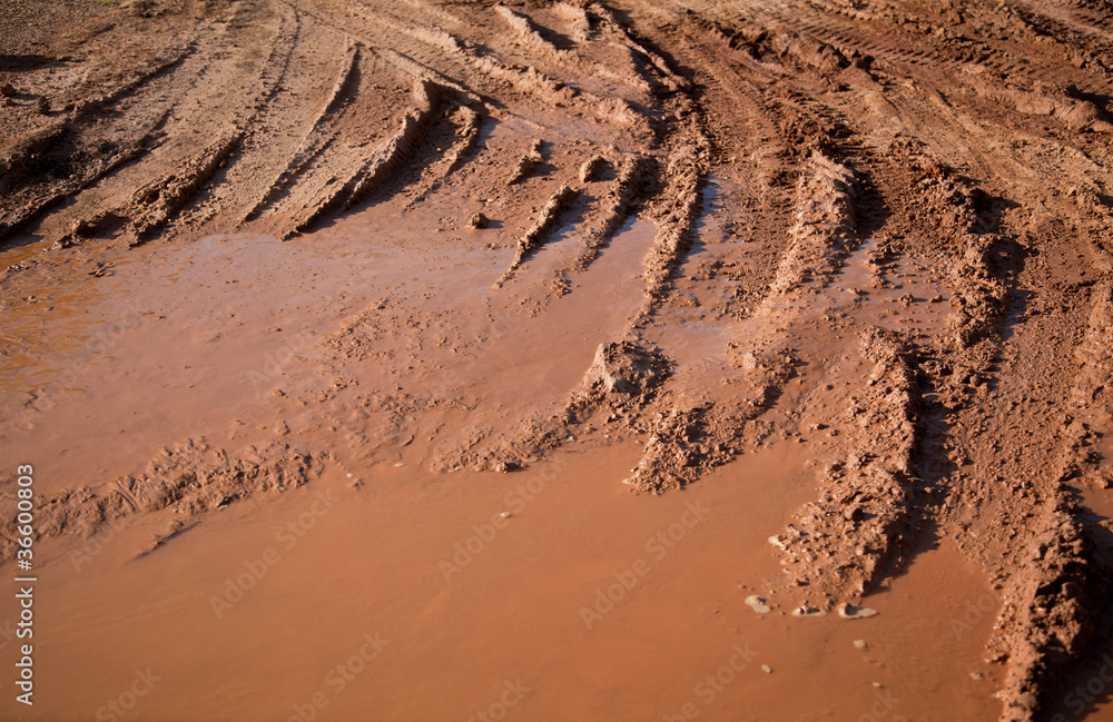Mud bike tracks texture Stock Photo | Adobe Stock