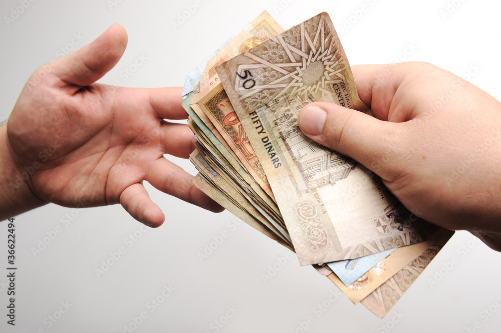 Giving money Stock Photo | Adobe Stock
