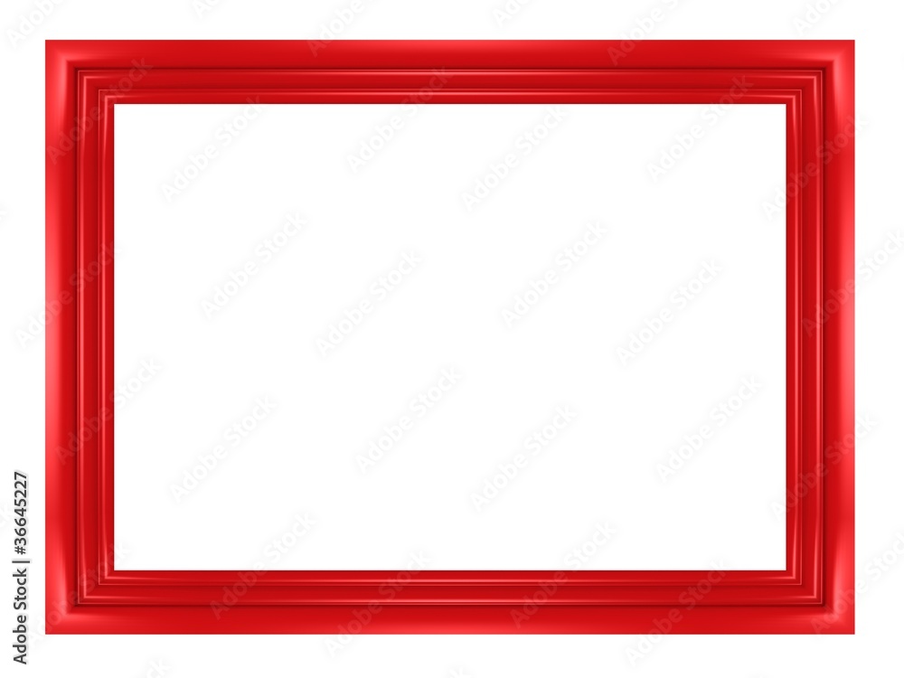 blank red frame for pictures and photos Stock Illustration | Adobe Stock