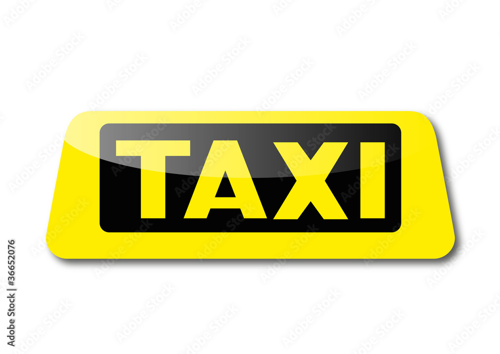 Taxi Symbol Stock-Vektorgrafik | Adobe Stock