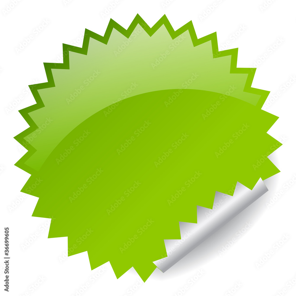 Star price tag, vector illustration Stock Vector | Adobe Stock