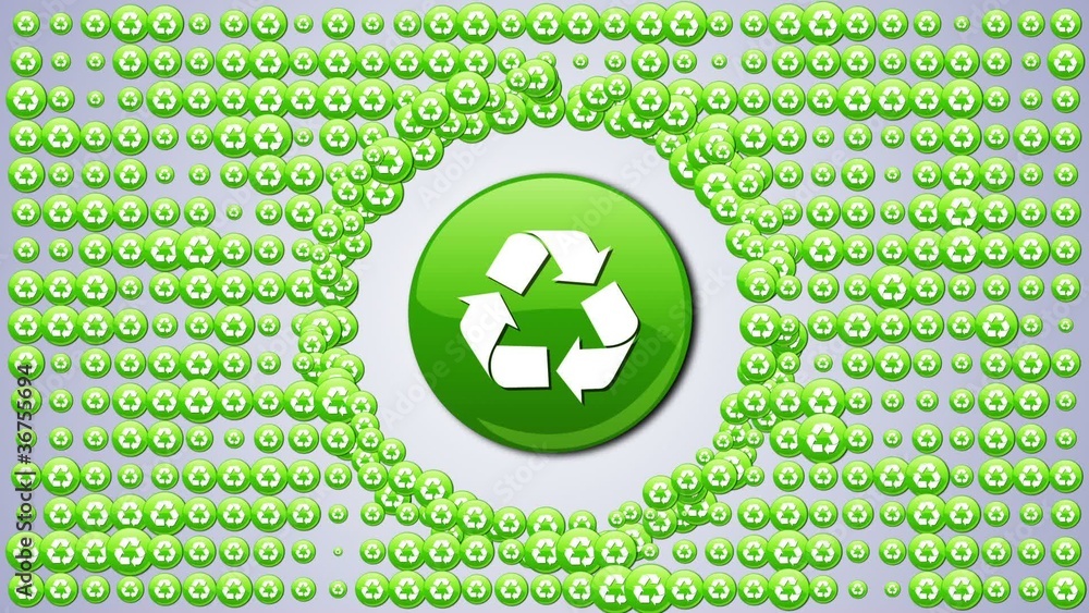 Recycle Symbol LOOP, with Alpha Channel - HD1080 Stock Video | Adobe Stock