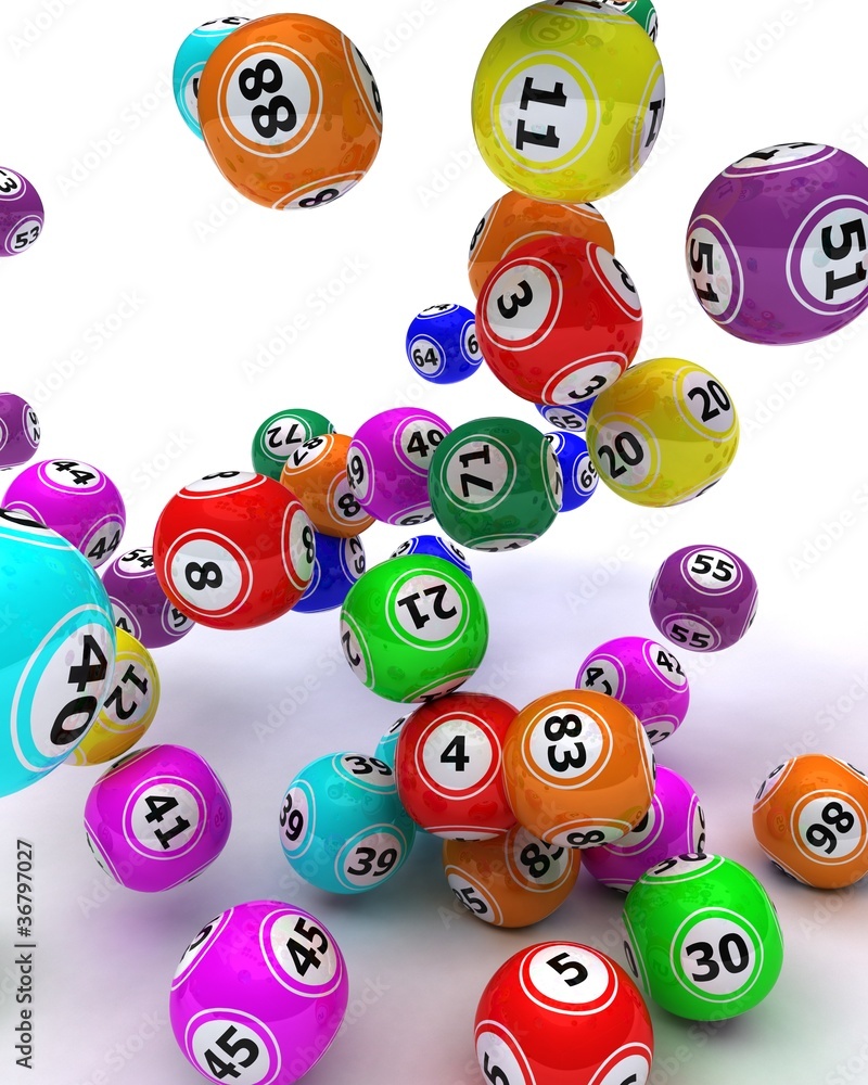 a set of colouored bingo balls Stock Illustration | Adobe Stock