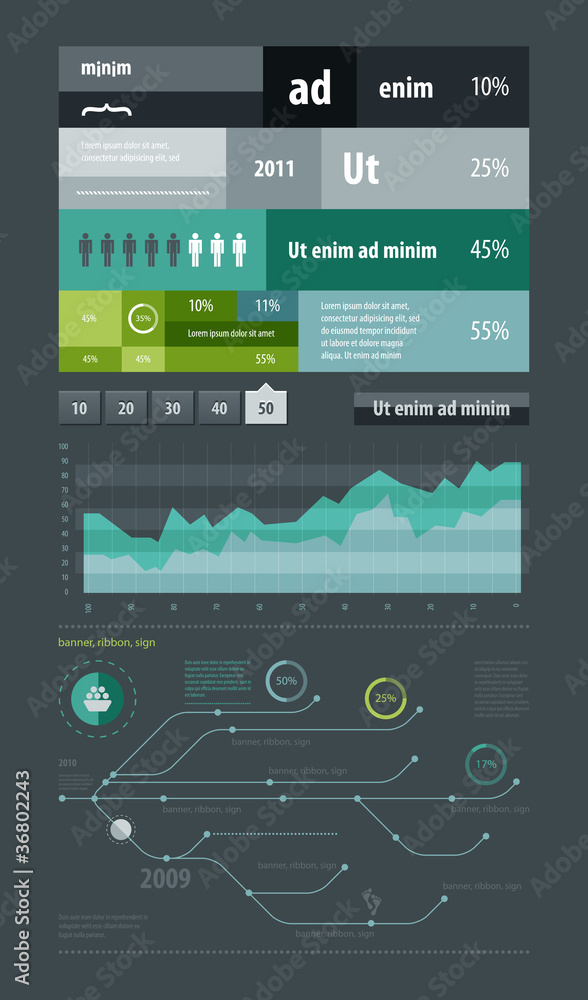 elements of infographics with metro map Stock Vector | Adobe Stock