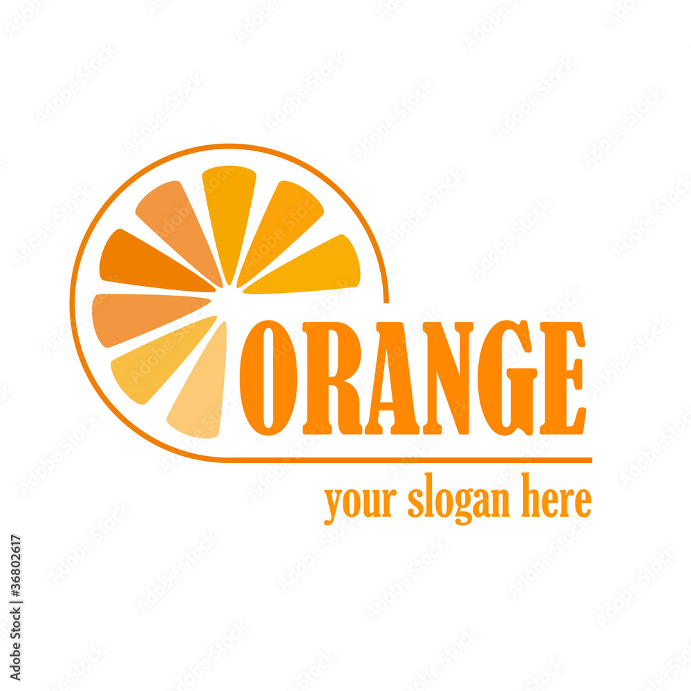 Logo Orange # Vector Stock Vector | Adobe Stock
