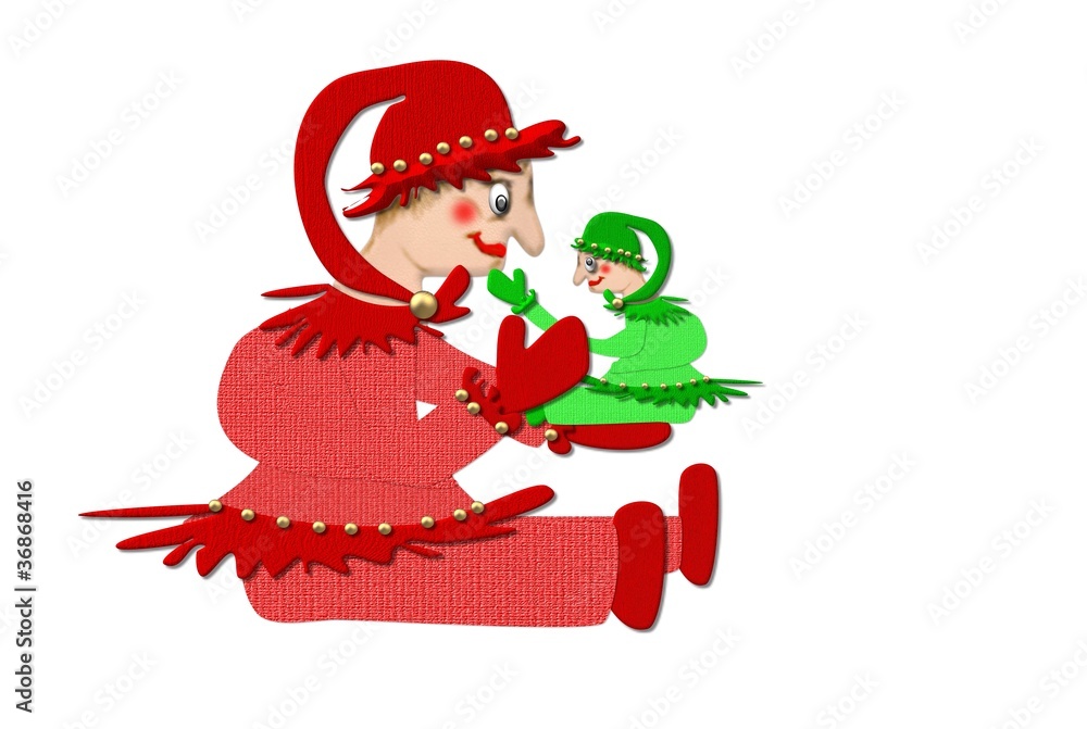 Kasperle Handpuppe Freisteller Stock-Illustration | Adobe Stock