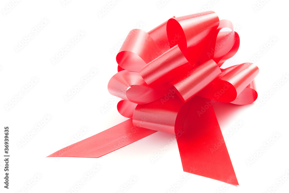 Foto Stock Fiocco rosso | Adobe Stock