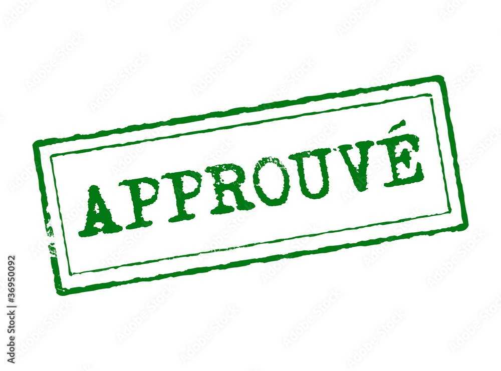 Approuvé Stock Vector | Adobe Stock