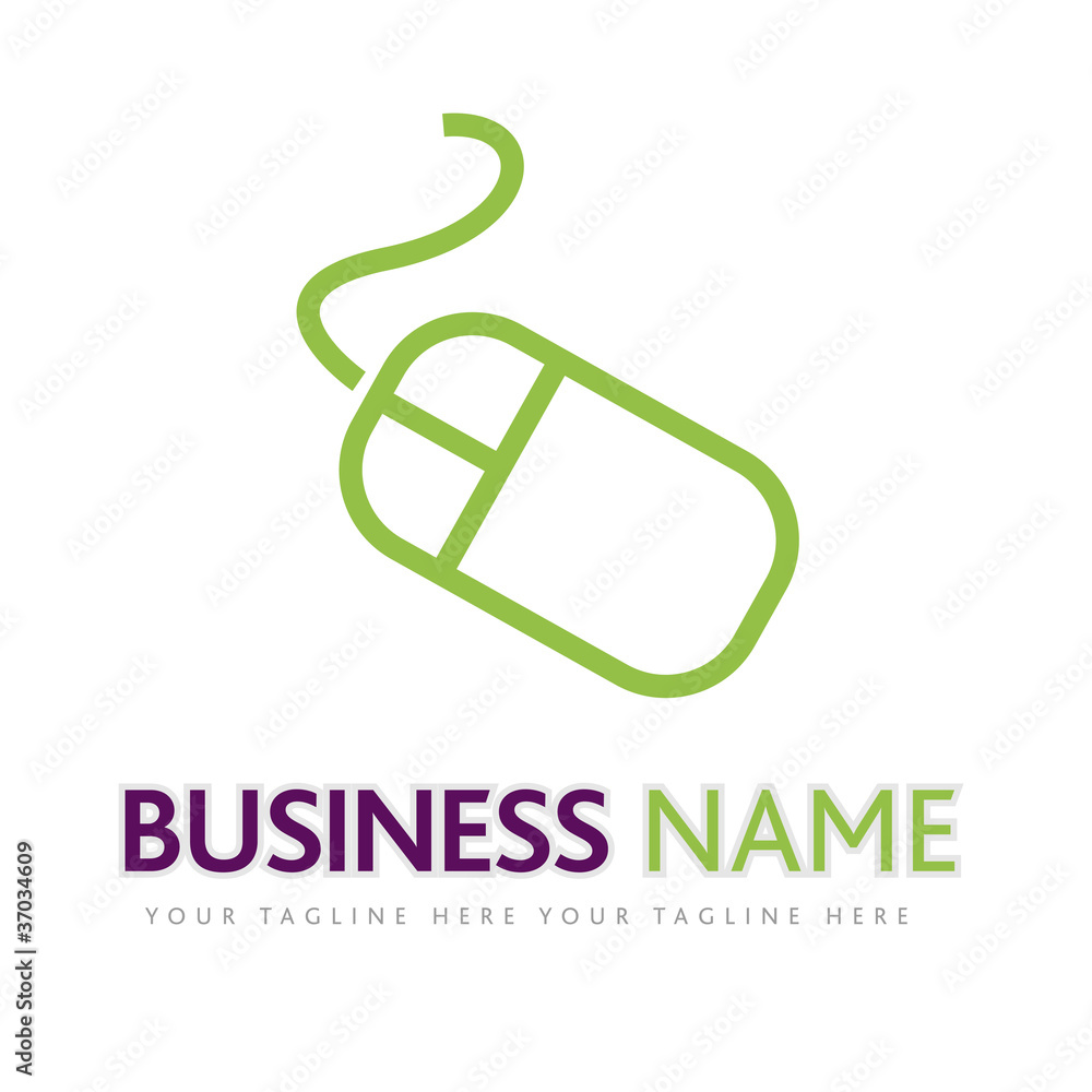 logo mouse Stock Vector | Adobe Stock