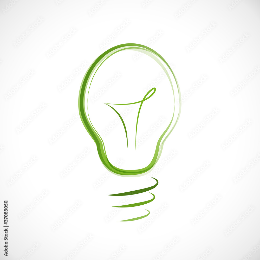 Logo energy efficient light bulb # Vector Stock Vector | Adobe Stock