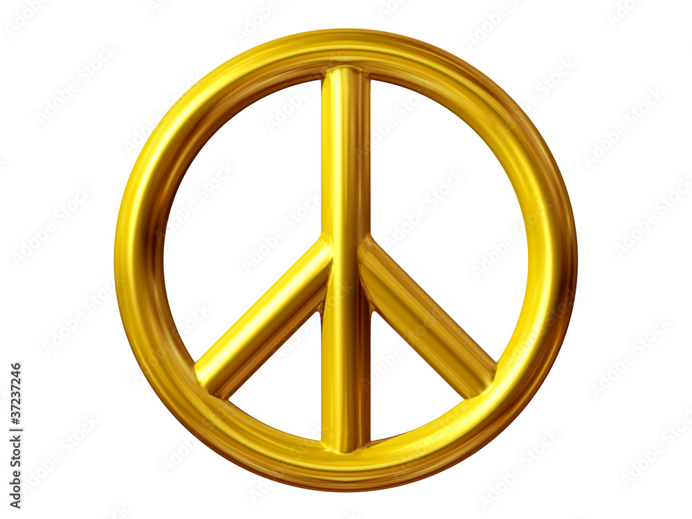 CND-Symbol für Peace, Frieden, Friedenszeichen Stock-Illustration ...