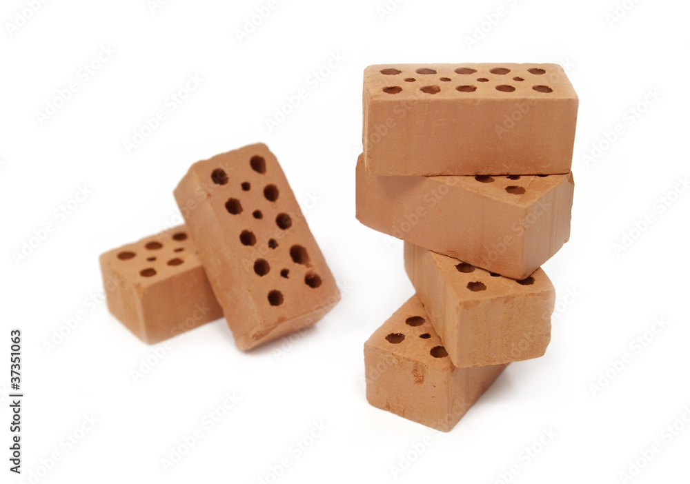 Ziegelsteine Stock-Foto | Adobe Stock