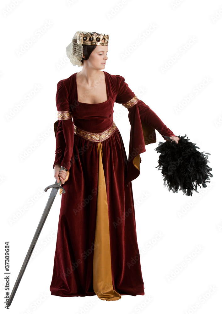 Medieval lady Stock Photo | Adobe Stock