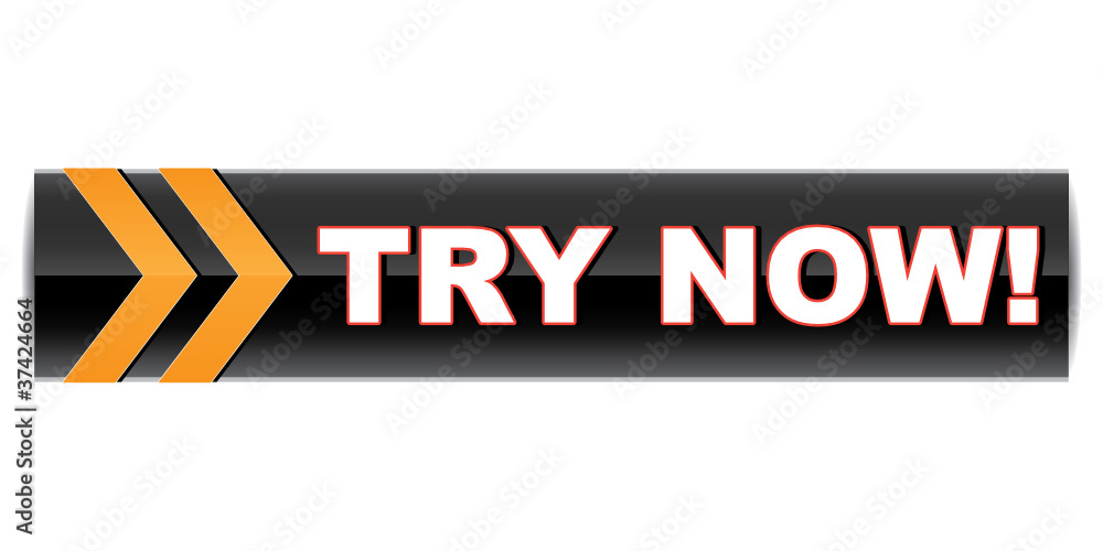 TRY NOW! ICON Stock Vector | Adobe Stock