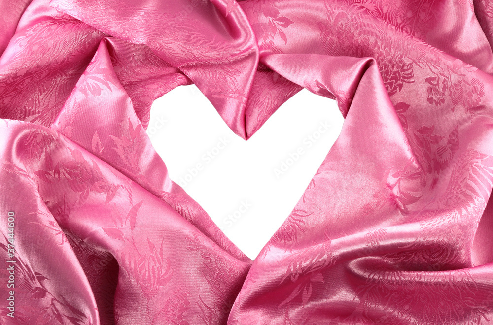 pink satin fabric with beautiful patterns of folds Stock Photo | Adobe ...