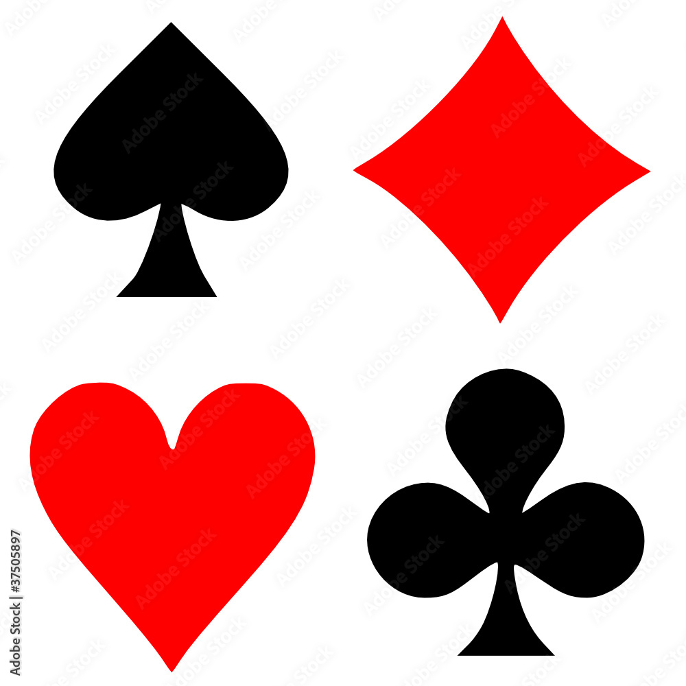 Couleurs des cartes Stock Vector | Adobe Stock