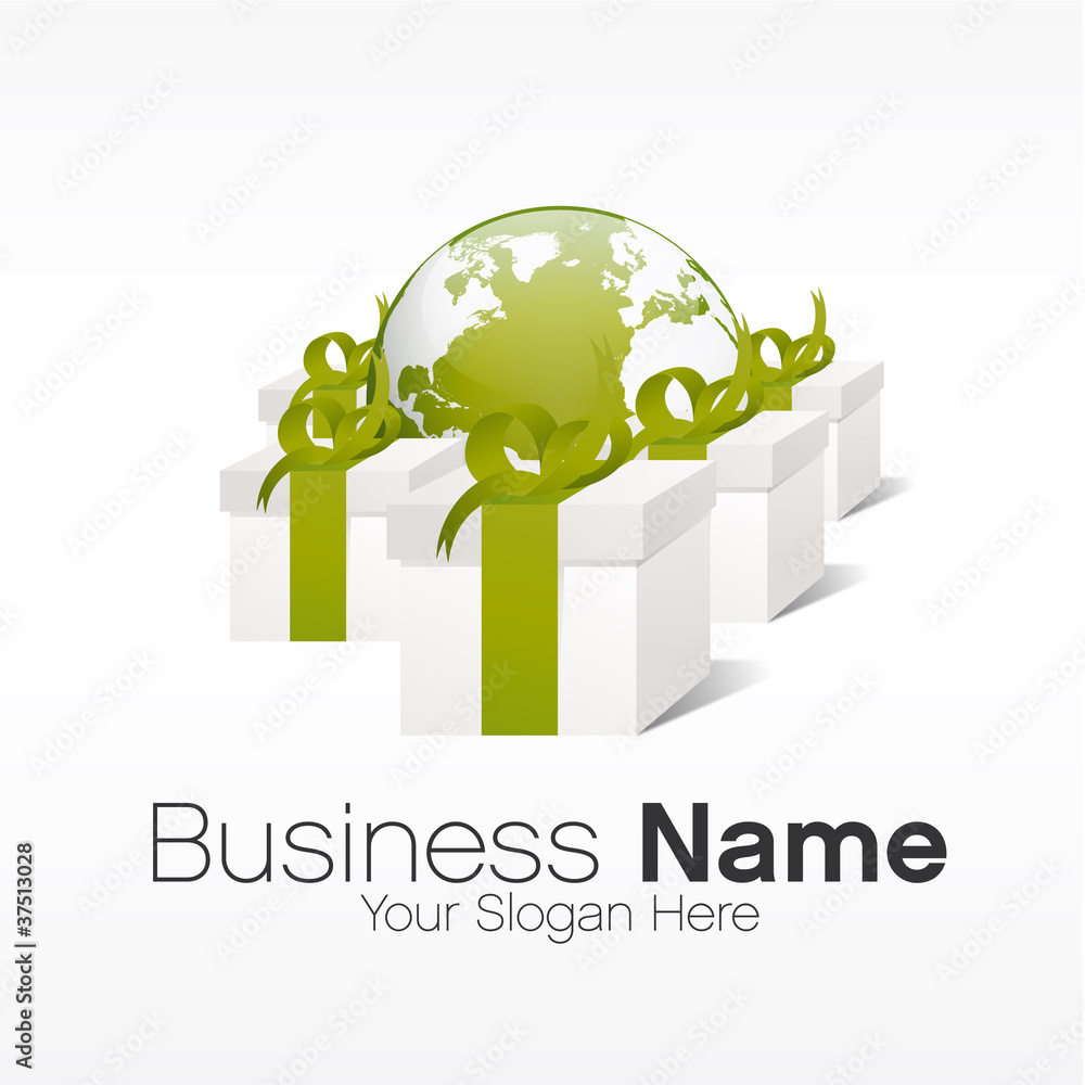 logo cadeaux Stock Vector | Adobe Stock