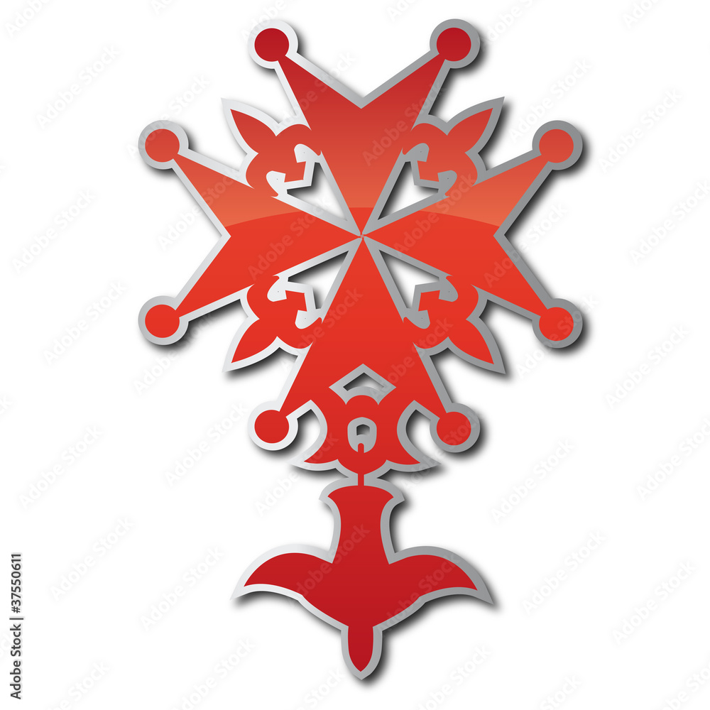 Croix_Protestante Stock Vector | Adobe Stock