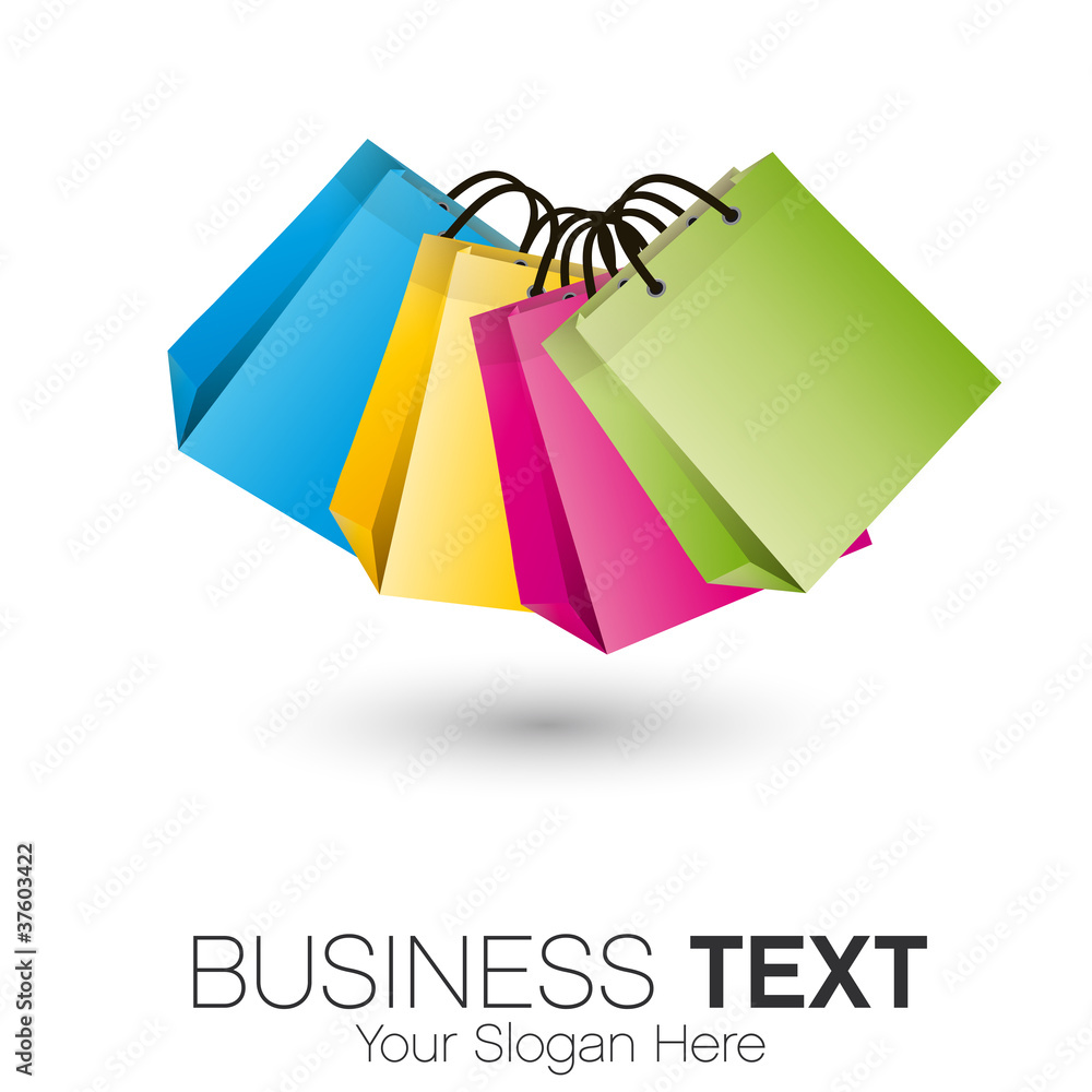 Vecteur Stock logo sac de shopping | Adobe Stock