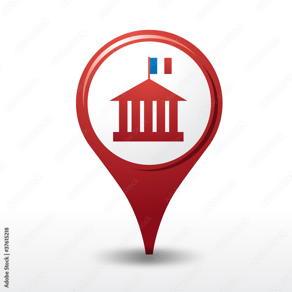 icône mairie, logo mairie Stock Vector | Adobe Stock