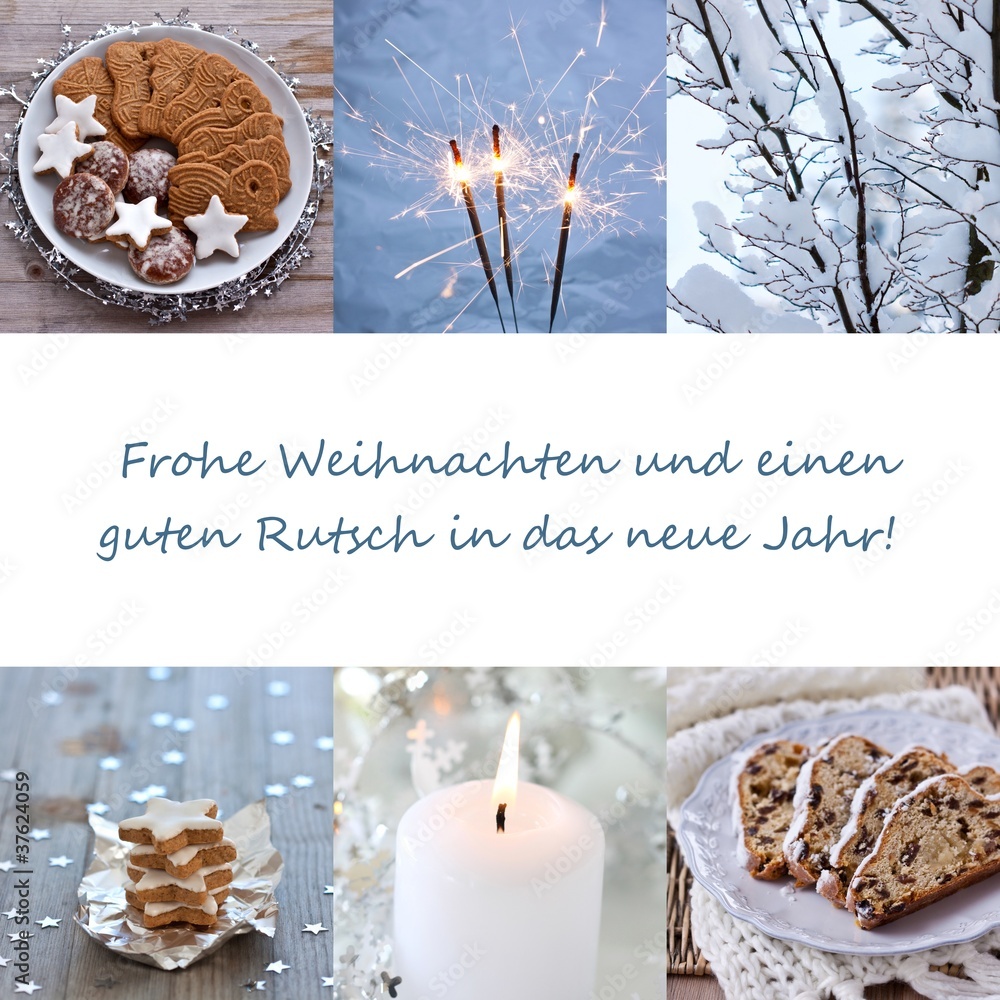 Frohes Weihnachtsfest Und Guten Rutsch