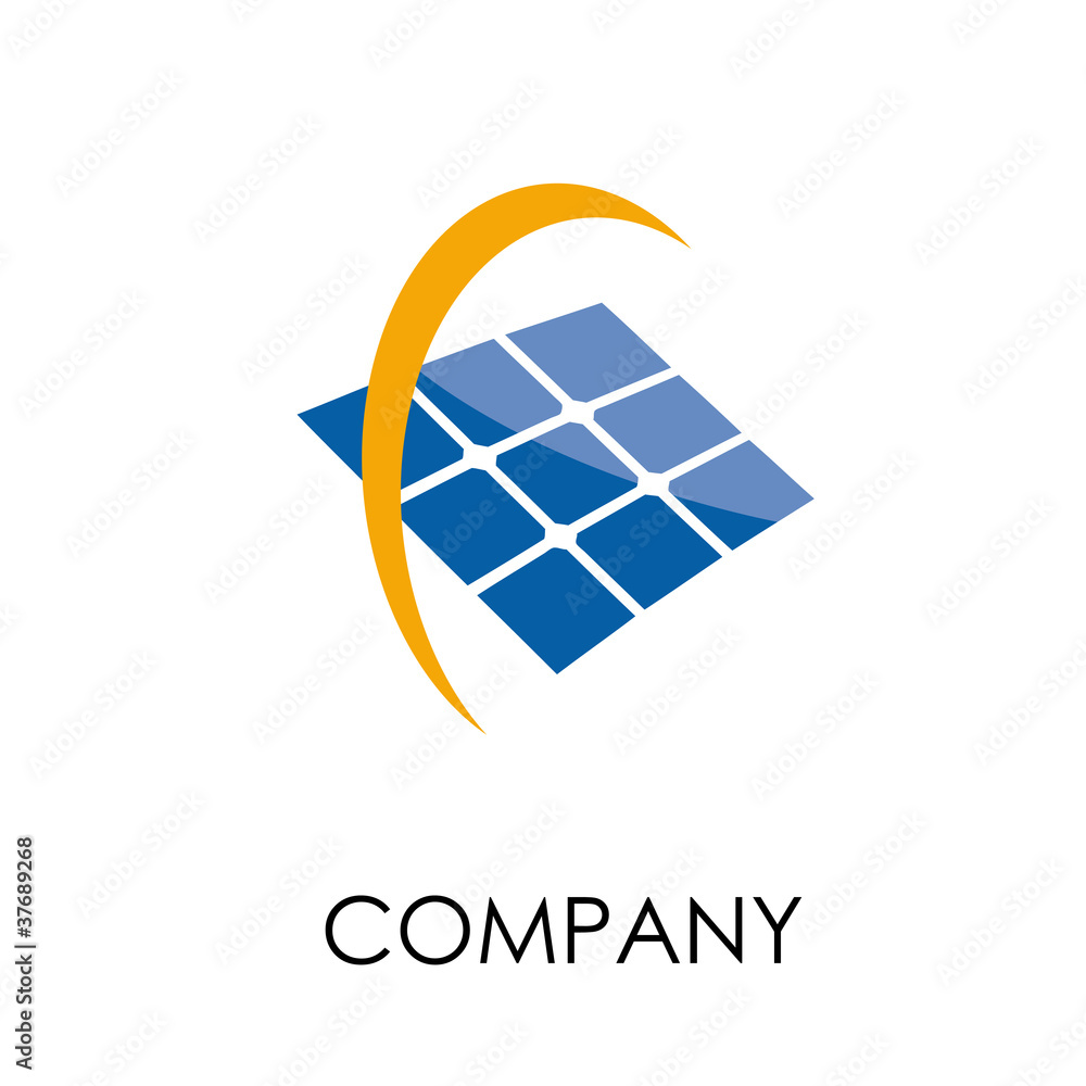 Logo solar energy # Vector Stock Vector | Adobe Stock