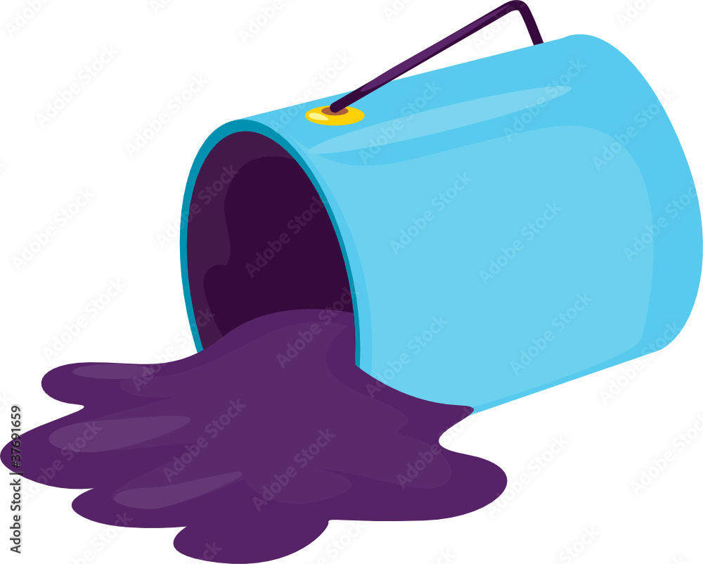 paint bucket Stock Vector | Adobe Stock