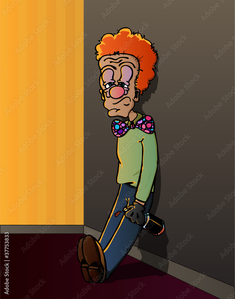 Tramp Cartoon/Hobo Character Stock Vector | Adobe Stock