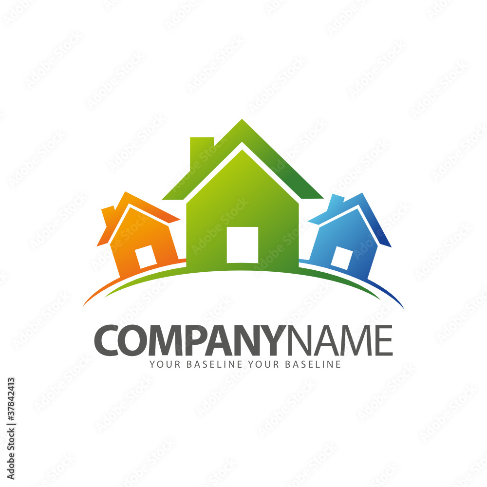 logo maison Stock Vector | Adobe Stock