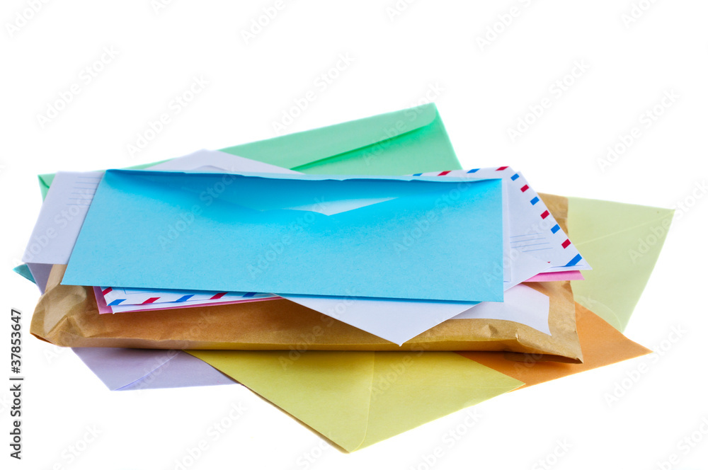 pile of mail Stock Photo | Adobe Stock