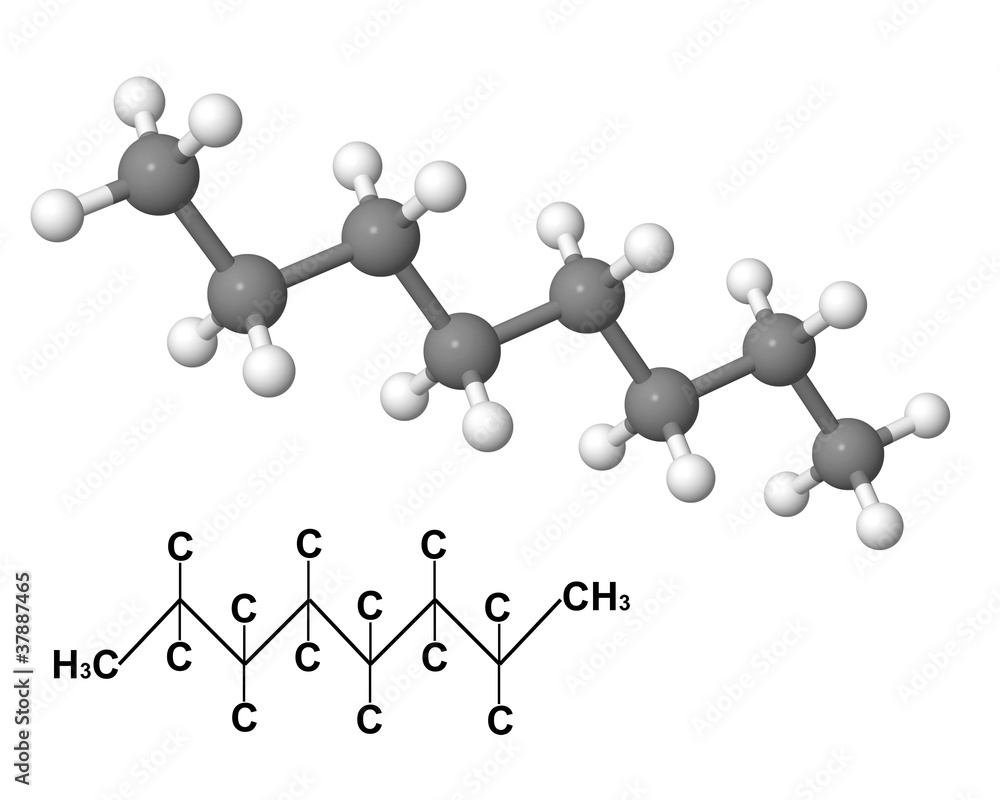 Octane Molecule Structure
