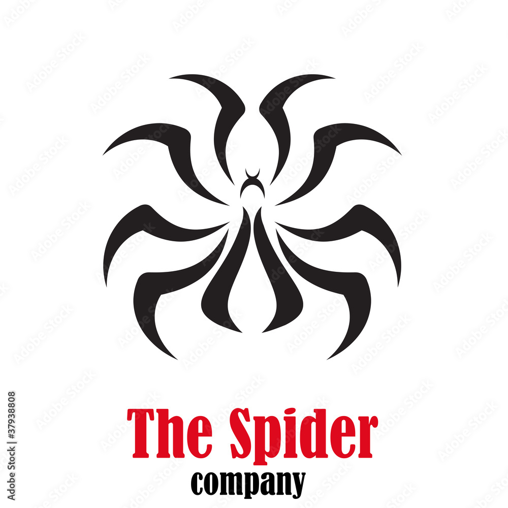 Logo Spider company # Vector Stock Vector | Adobe Stock