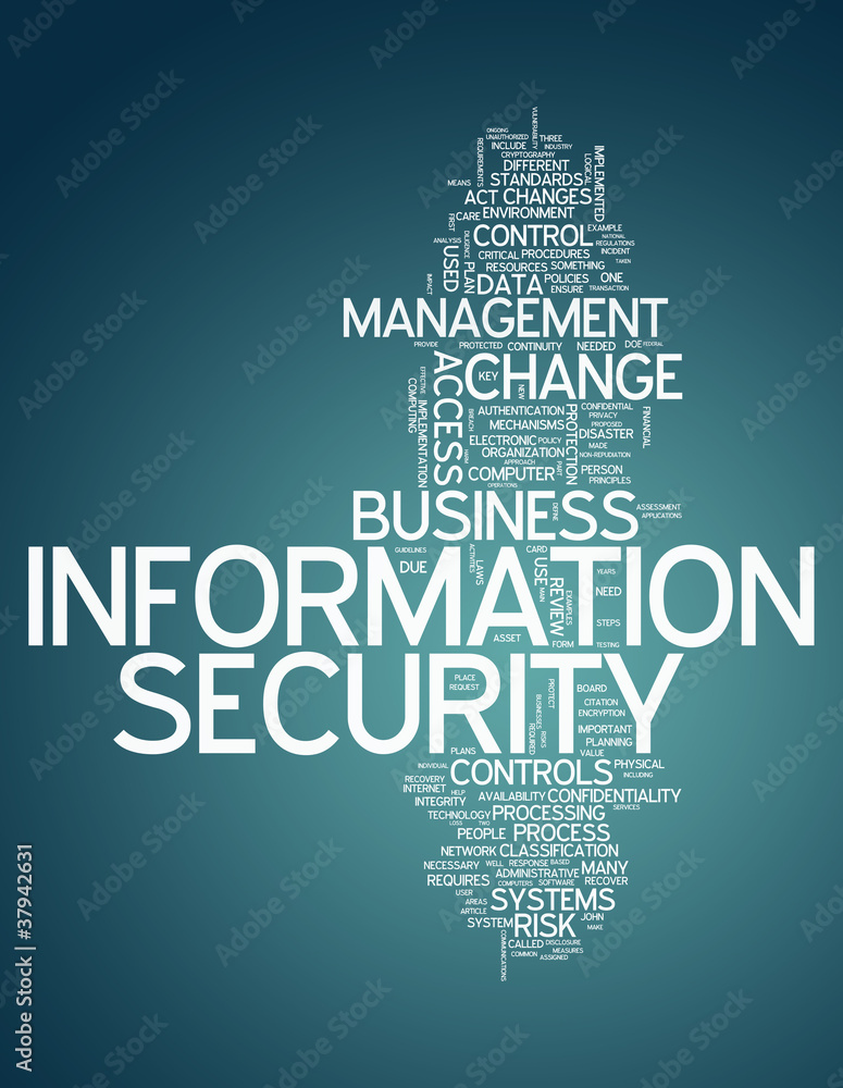Word Cloud "Information Security" Stock Illustration | Adobe Stock