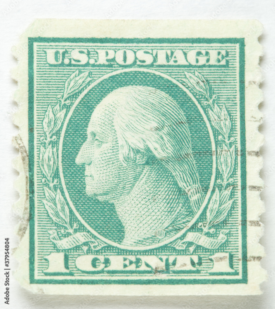 George Washington Postage Stamp - circa 1912-1914 Stock Photo | Adobe Stock