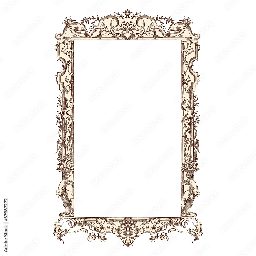Cadre ancien Stock Vector | Adobe Stock