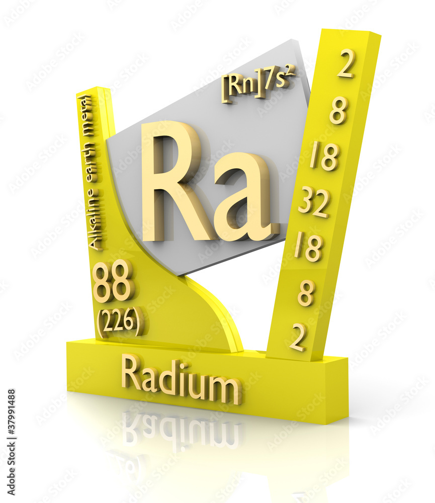 Radium form Periodic Table of Elements - V2 Illustration Stock | Adobe ...