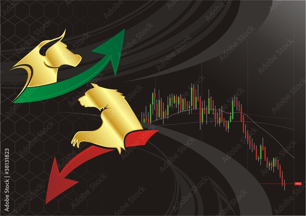 trading black Stock Vector | Adobe Stock