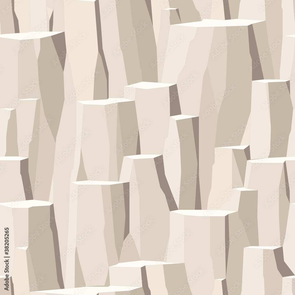 surface of cliff, peeled rock rough stone seamless Stock Vector | Adobe ...